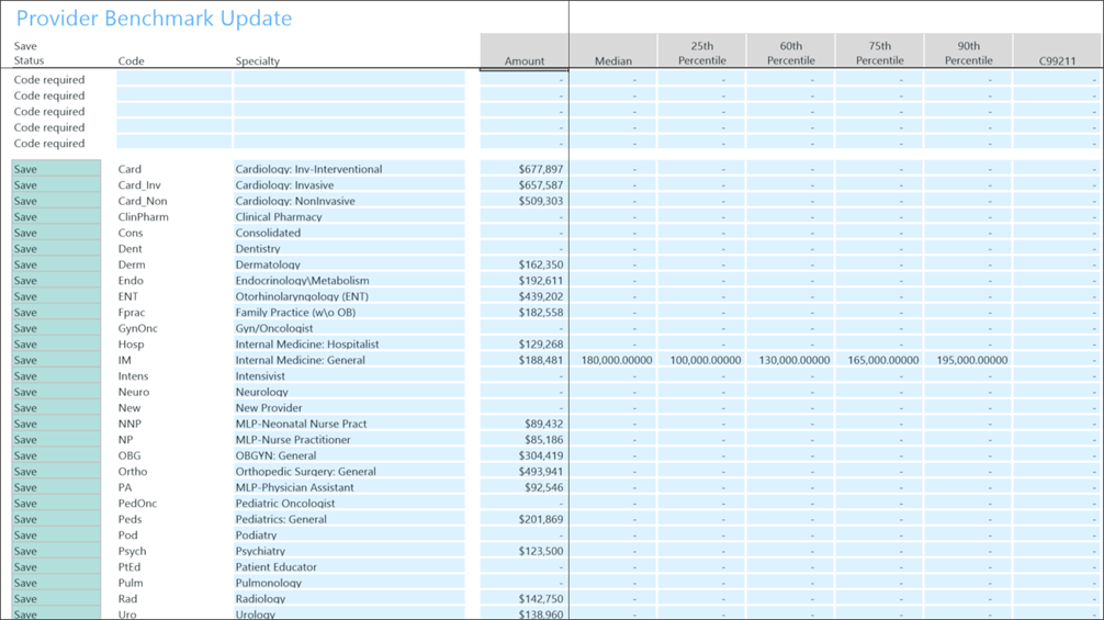 Provider System Setup utilities