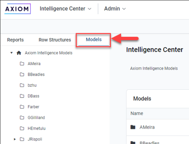Model library overview